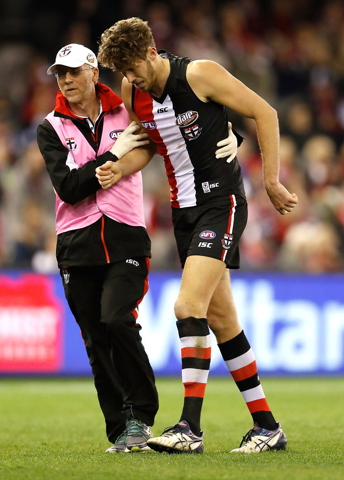 Hickey escapes serious knee injury