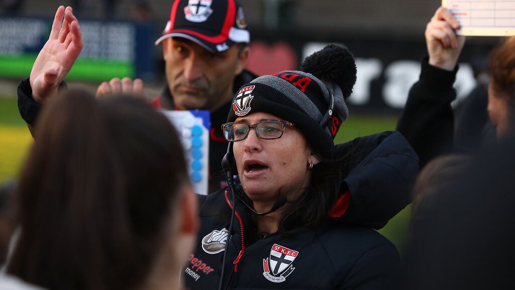 Peta Searle receives OAM for services to the AFL