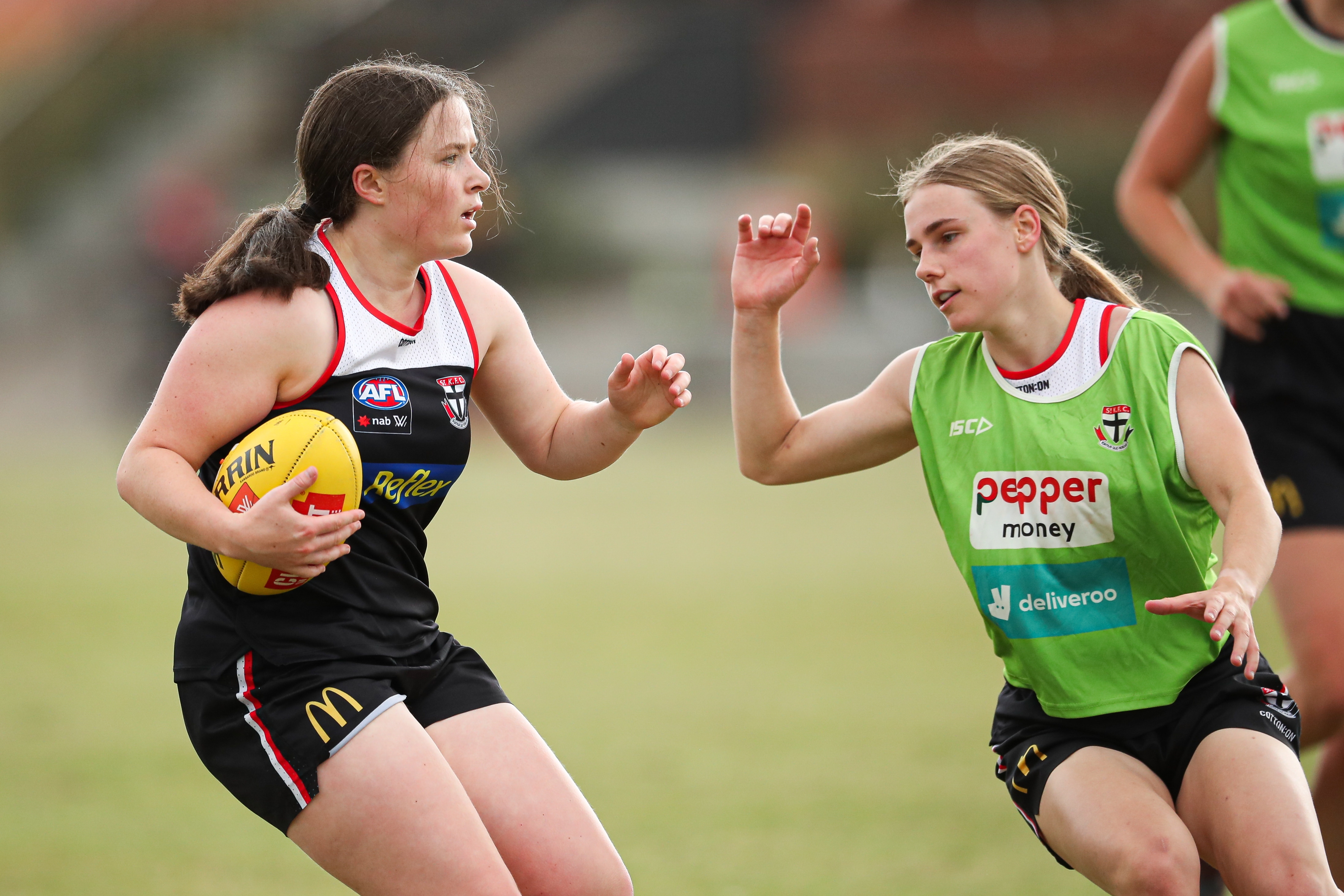 Sitting on a secret: Jessica Matin's unexpected leap into AFLW