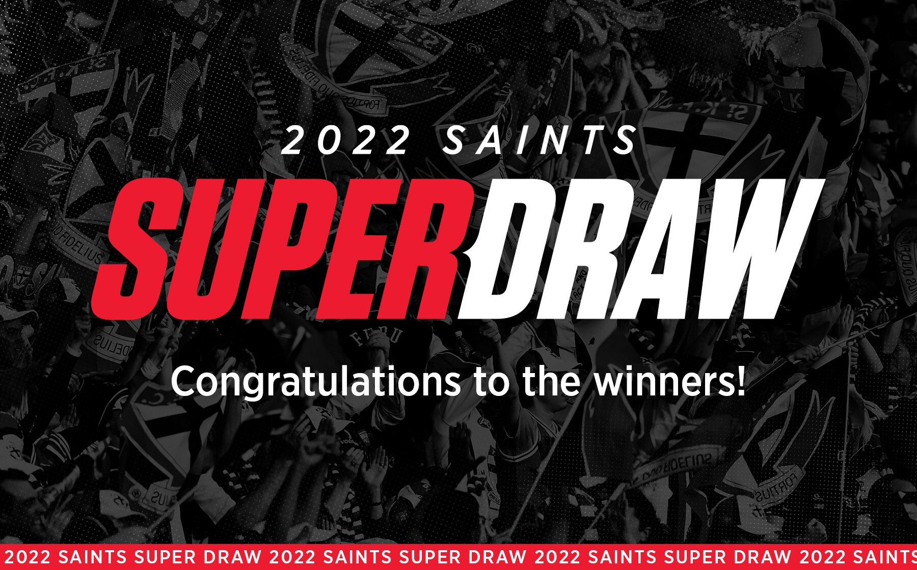 Winners revealed for 2022 Saints Super Draw