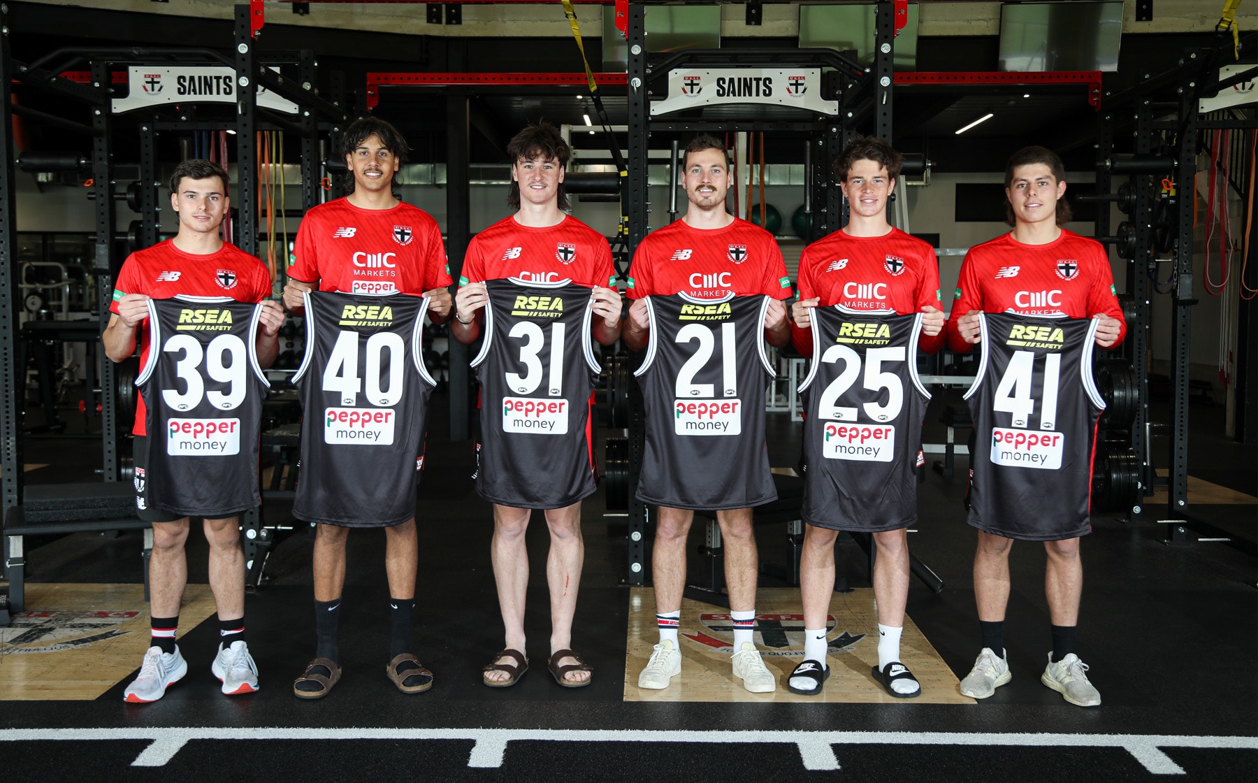 New Saints receive numbers