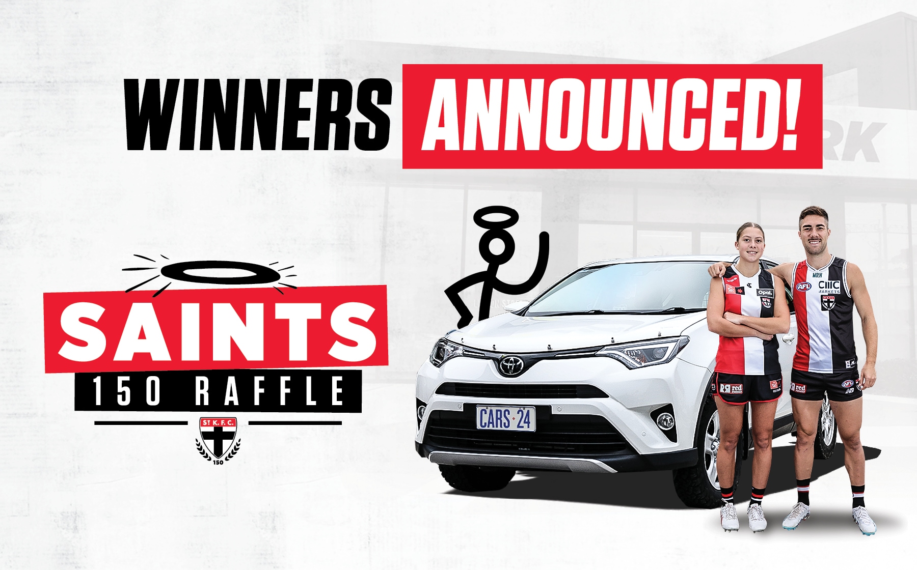 Winners announced for 2023 Saints 150 Raffle