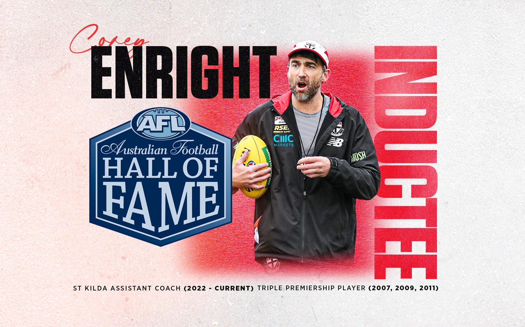 Enright enshrined into Australian Football Hall of Fame