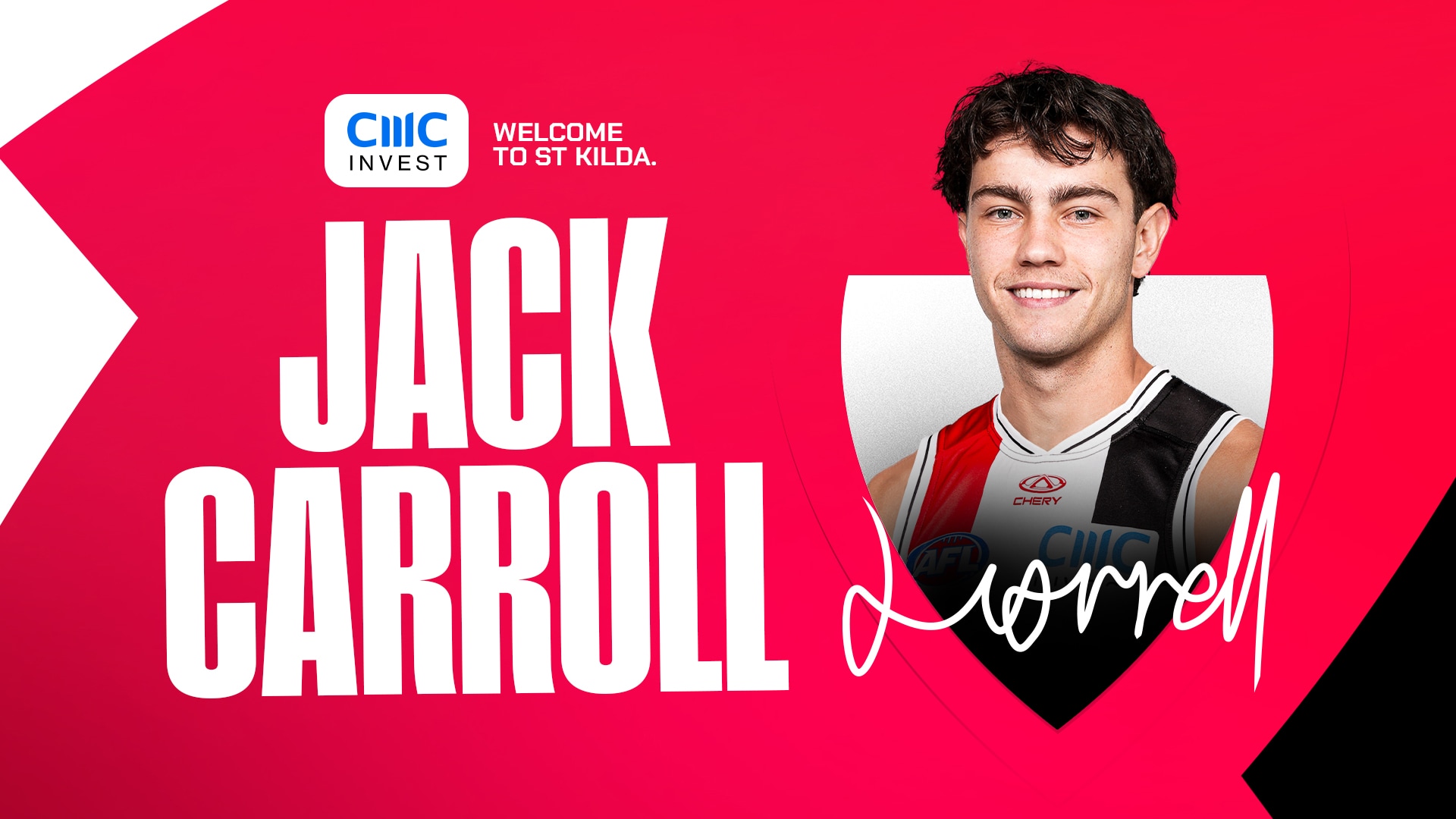 Saints welcome Jack Carroll