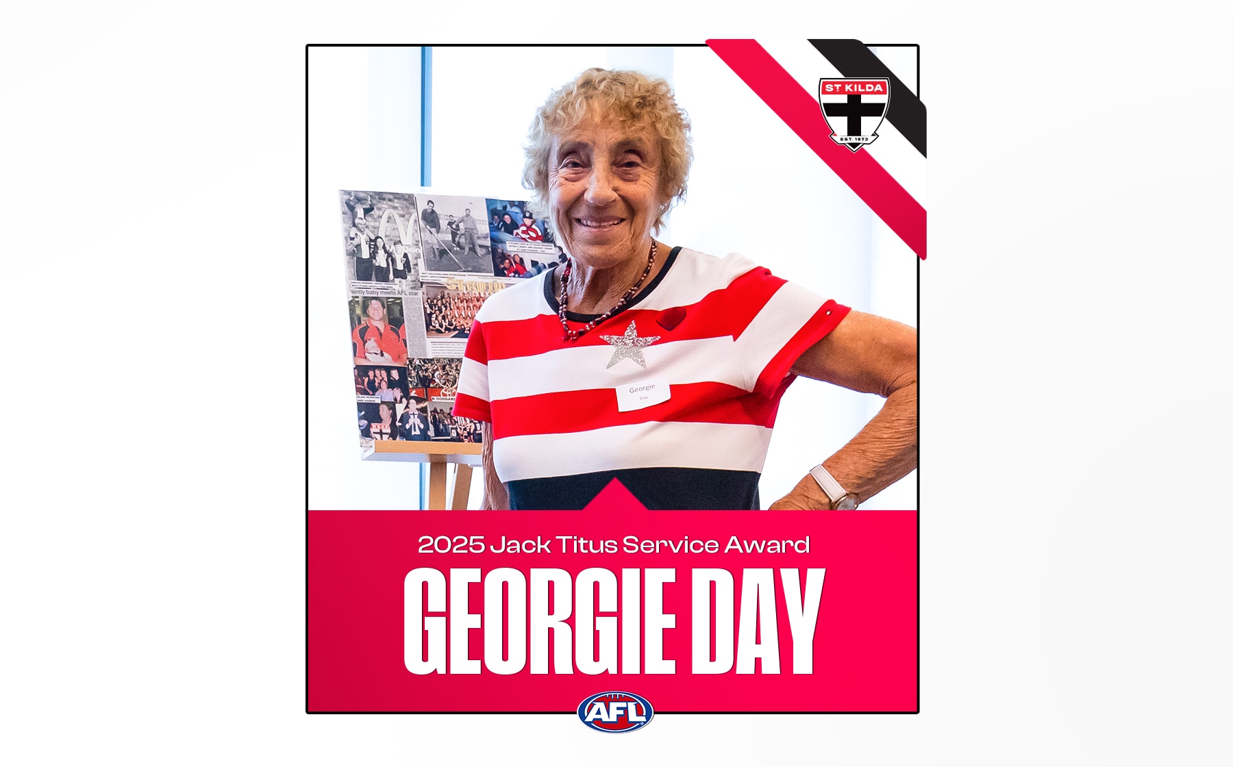 Georgie Day receives 2025 Jack Titus Service Award