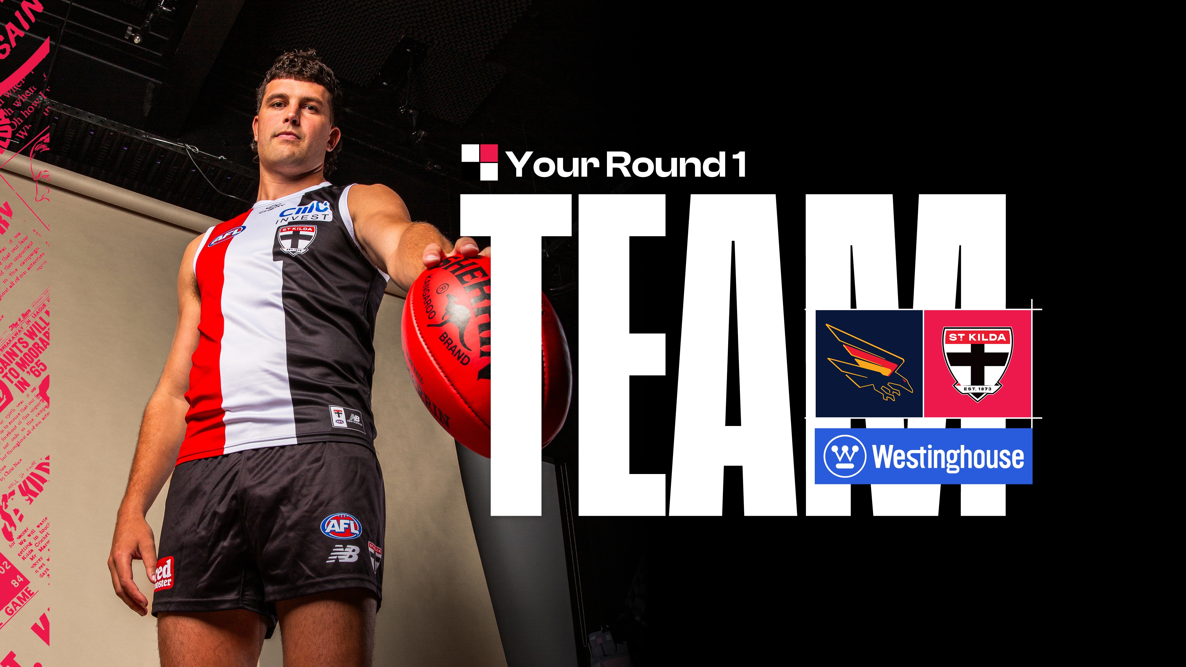 Team Selection: Round 1 v Adelaide