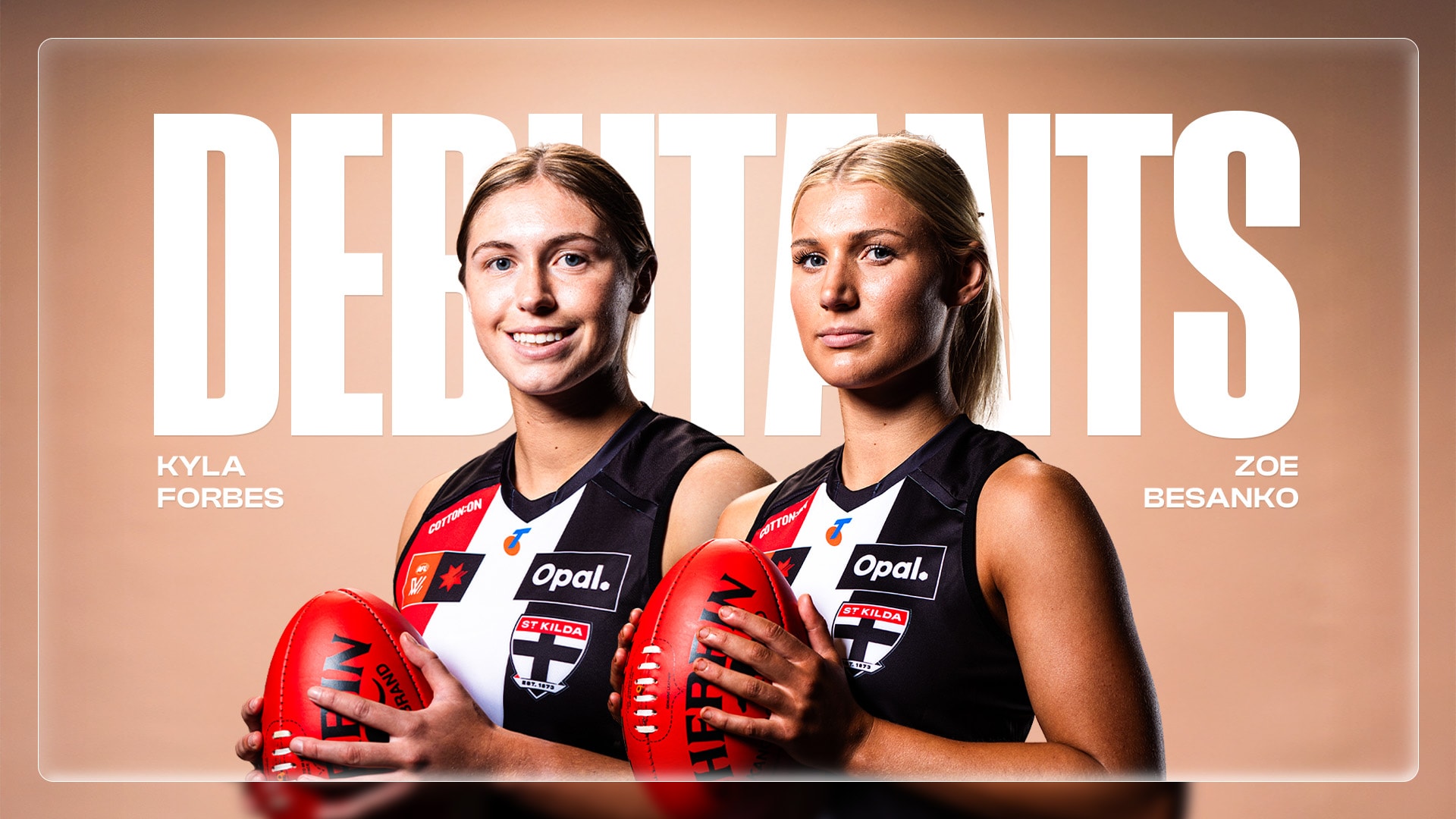 Besanko and Forbes to make AFLW debuts