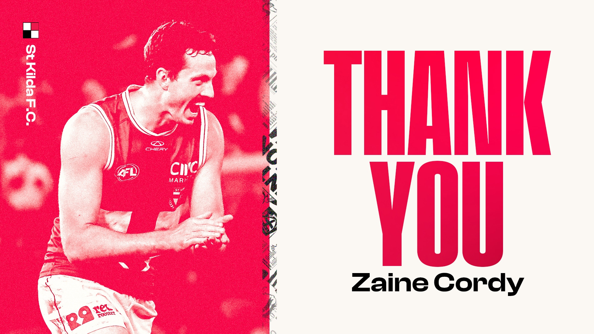Saints thank Cordy