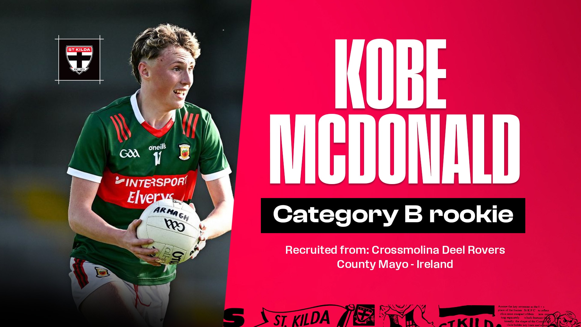 Saints Welcome Gaelic Star