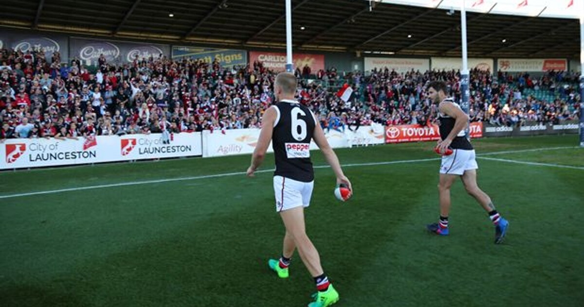 Open training: Tasmania