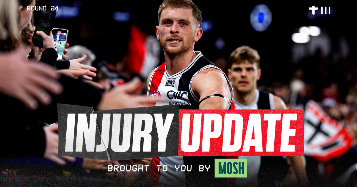 Injury Update: Round 24