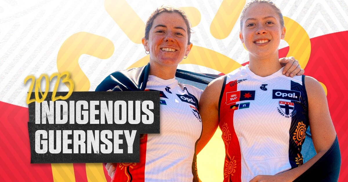 Ganbu marnang n'uther boolong: Saints unveil 2023 AFLW Indigenous Guernsey