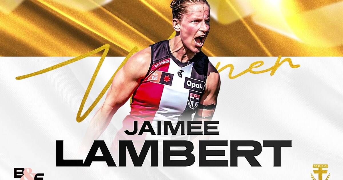 Lambert lands first Best & Fairest in Saints colours