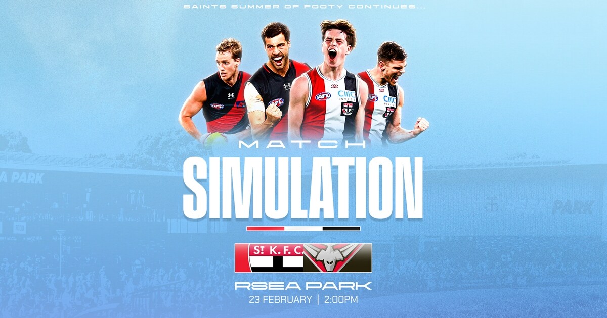 Saints Summer of Footy continues! Your guide for Saints-Bombers match sim