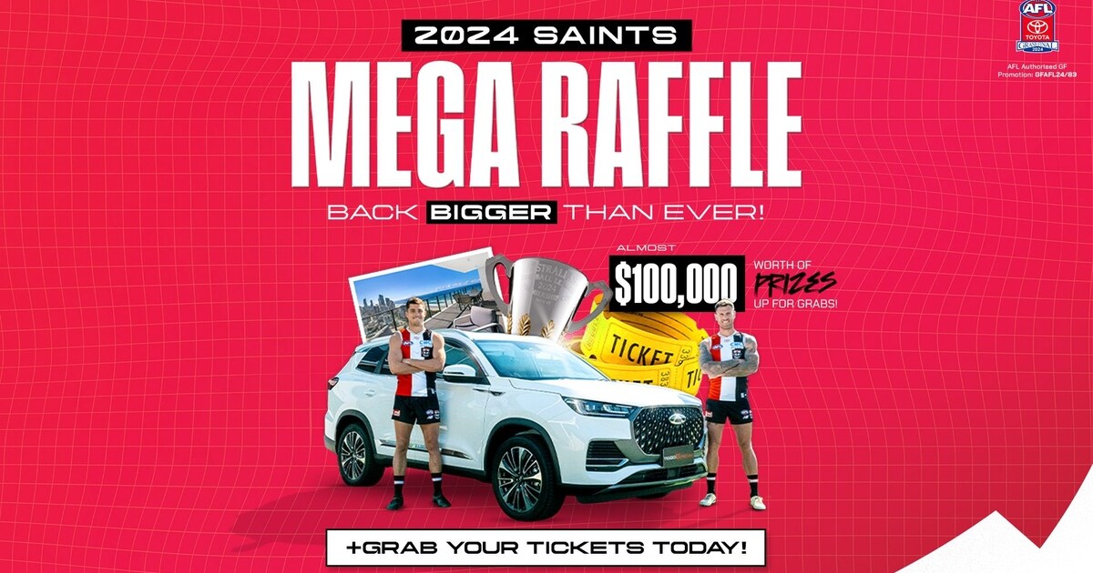 Saints Mega Raffle returns! Almost $100,000 worth of prizes up for grabs